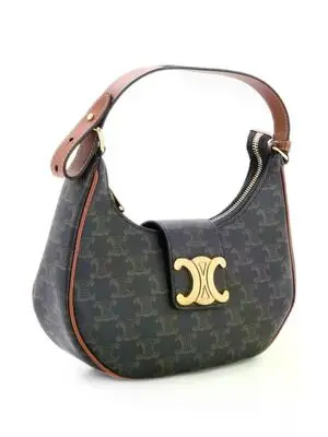 Celine Ava Triomphe Bag Triomphe Coated Canvas Shoulder Bag