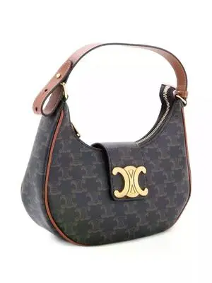 Celine Ava Triomphe Shoulder Bag - Brown