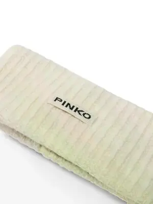 Pinko Ribbed Logo-patch Headband