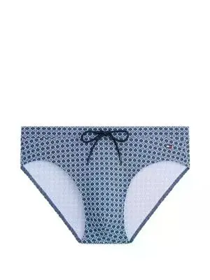Tommy Hilfiger Drawstring Swim Trunks - Blue
