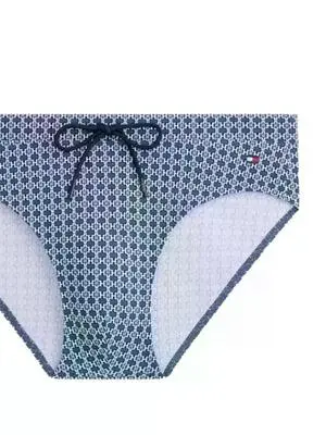 Tommy Hilfiger Geometric Print Drawstring Swim Trunks