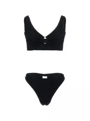 Hunza G Bikini Set With Gold-tone Ring Detail