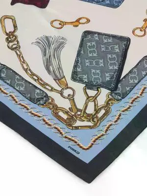 Pinko Graphic-print Scarf