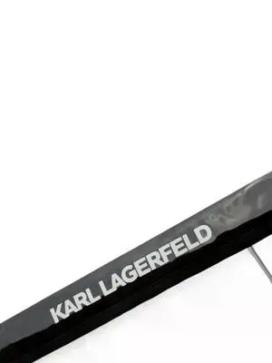 Karl Lagerfeld Small Logo Transparent Umbrella