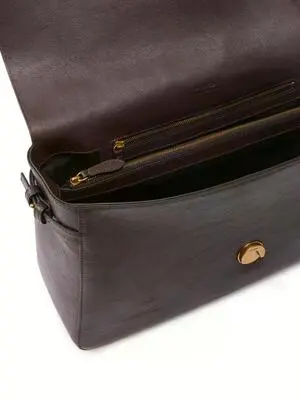 Pinko Love Birds Stud-embellished Shoulder Bag - Brown