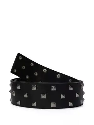 Karl Lagerfeld Leather Stud Belt