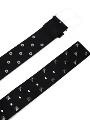 Karl Lagerfeld Leather Stud Belt