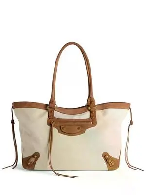 Balenciaga Medium Le City Beach Tote Bag - Neutrals