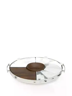 Christofle Mood Party Compartmentalised Serving Tray - Silver