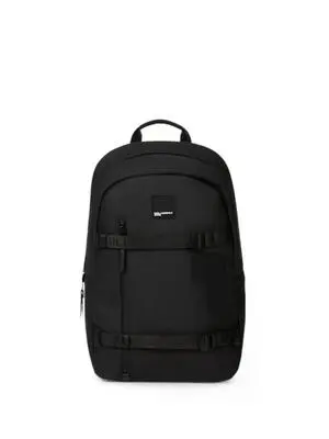 Karl Lagerfeld Coated Faux-leather Backpack - Black