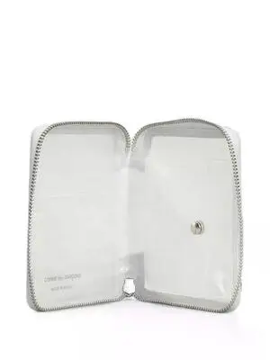 Comme Des Garçons Snakeskin-effect Wallet - White