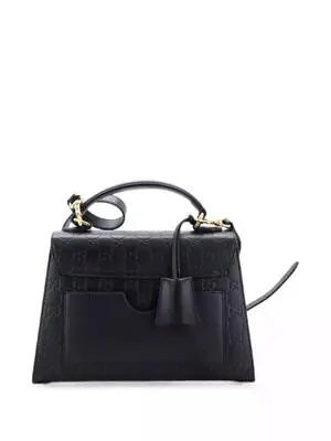 Gucci Padlock Top Handle Bag Guccissima Leather Small Shoulder Bag