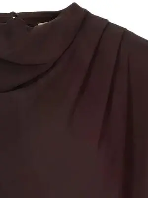 Agnona Draped Sleeveless Blouse