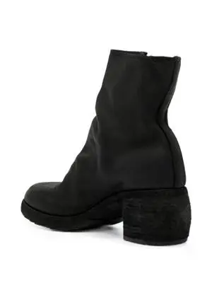 Yohji Yamamoto X Guidi Edition Oblique Side-zip Boots