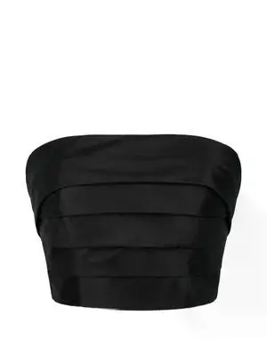 GEMY MAALOUF Strapless Tiered Top