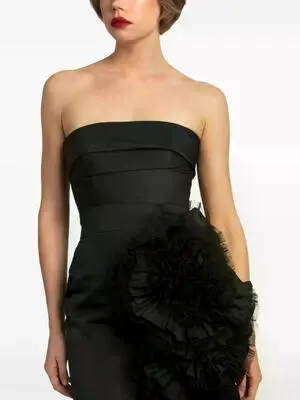 GEMY MAALOUF Strapless Tiered Top