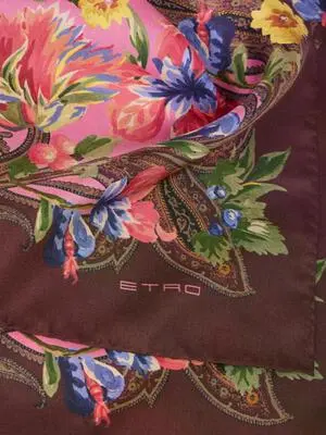 Etro Paisley Floral-print Scarf
