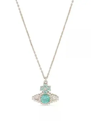VIVIENNE WESTWOOD Orb Pendant Necklace With Crystal Embellishment