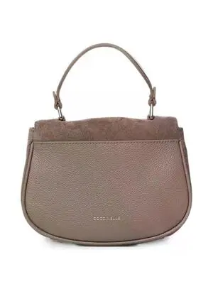 COCCINELLE Mavery Suede Mini Crossbody Bag - Brown
