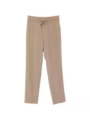 Sandro Elastic-waistband Trousers - Neutrals