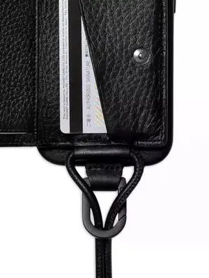 OBJCTS.IO Pebbled-leather Iphone Case - Black