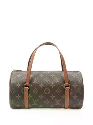 LOUIS VUITTON 26 Papillon Monogram Tote Bag - Brown