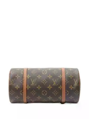 LOUIS VUITTON Papillon Monogram Canvas Cylinder Tote Bag