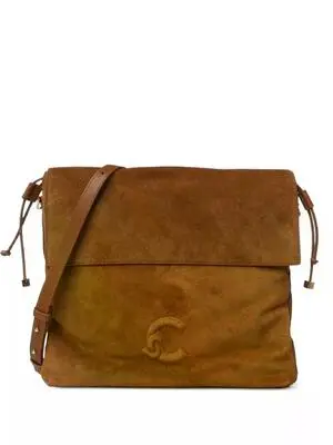 COCCINELLE Suede Shoulder Bag - Brown
