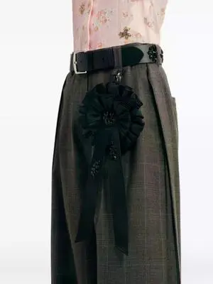 Simone Rocha Embellished Rosette-shape Coin Purse