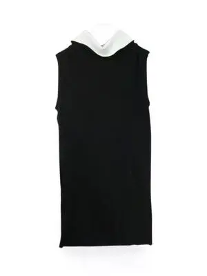 LOUIS VUITTON 2010s Sleeveless Collared Mini Dress