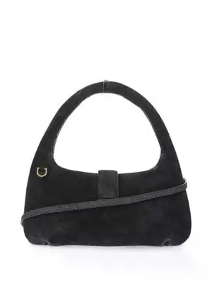 MOULIEBRE Logo Plaque Suede Tote Bag