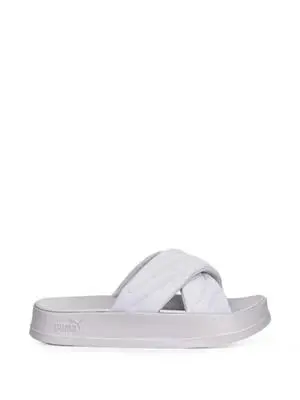 PUMA Quilted Crossover-strap Slides
