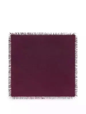 Eric Bompard Mini Fringed Twill Scarf
