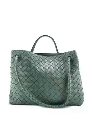 Bottega Veneta Andiamo Top Handle Bag Intrecciato Nappa Small Satchel