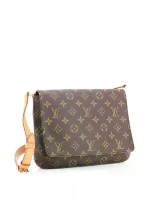 LOUIS VUITTON Monogram Canvas Musette Tango Shoulder Bag - Brown