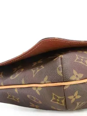 LOUIS VUITTON Monogram Canvas Musette Tango Shoulder Bag - Brown