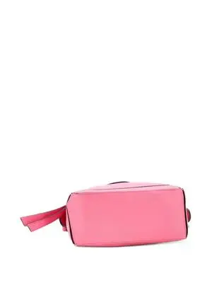 Loewe Puzzle Bag Leather Mini Crossbody Bag - Pink