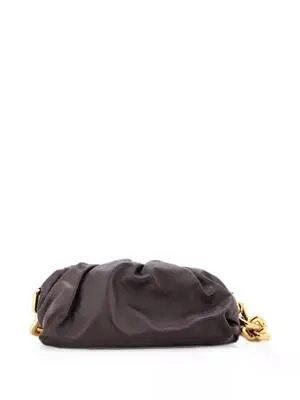 Bottega Veneta The Chain Pouch Leather Teen Shoulder Bag - Brown