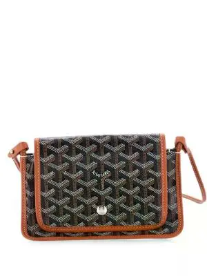 Goyard Plumet Clutch Wallet Coated Canvas Crossbody Bag - Brown