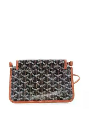 Goyard Plumet Clutch Wallet Coated Canvas Crossbody Bag - Brown