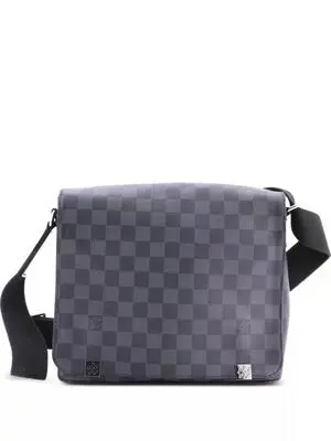 LOUIS VUITTON Damier Graphite Pm Messenger Bag - Black