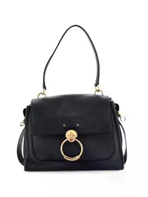 Chloé Faye Day Bag Leather Small Satchel - Black