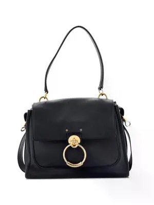 Chloé Faye Day Bag Leather Small Satchel - Black