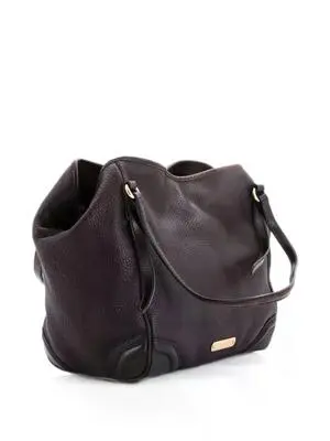 Burberry Canterbury Tote Grainy Leather Shoulder Bag