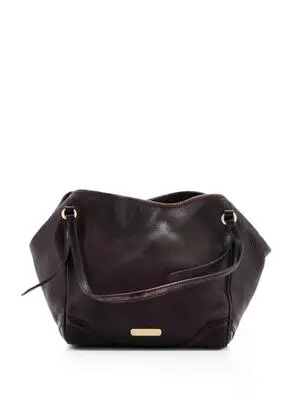 Burberry Canterbury Tote Grainy Leather Shoulder Bag - Brown