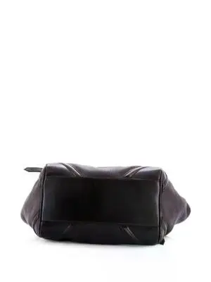 Burberry Canterbury Tote Grainy Leather Shoulder Bag - Brown