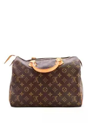 LOUIS VUITTON Speedy Satchel Handbag - Brown