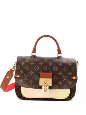 LOUIS VUITTON Vaugirard Monogram Canvas Satchel - Brown