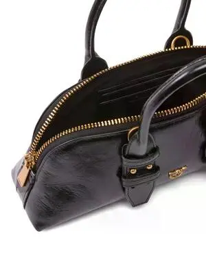 Pinko Love Birds Leather Tote Bag