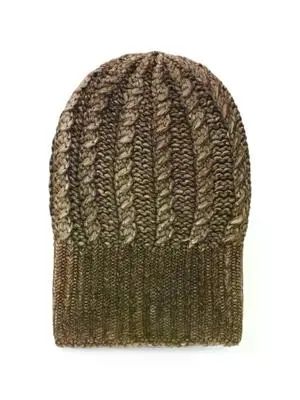 Avant Toi Cable-knit Beanie Hat